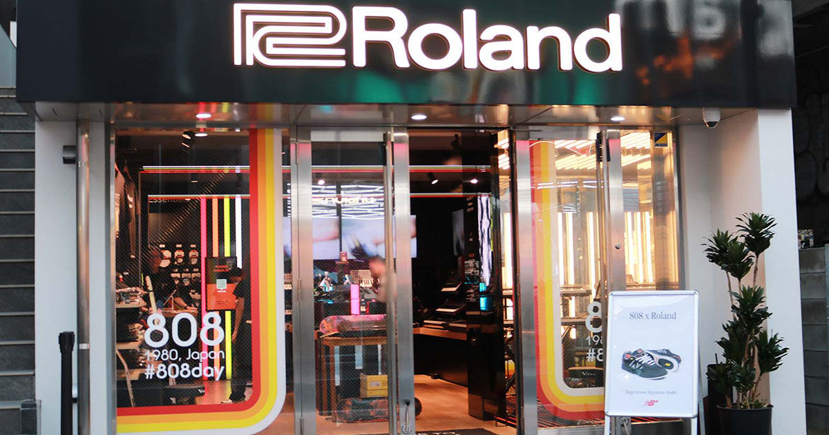 ローランド「TR-808」のイベントに協力 グラフィック×音楽で盛り上げ
